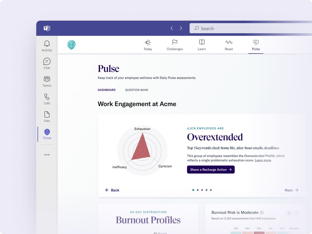 Thrive for Microsoft Teams